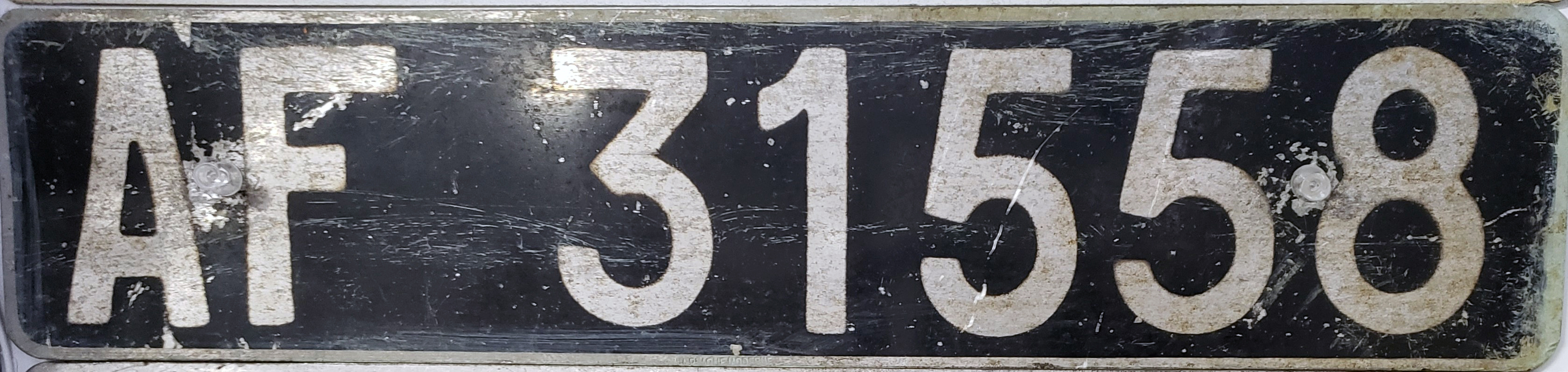 Canadian Military License Plates - POMV Plates