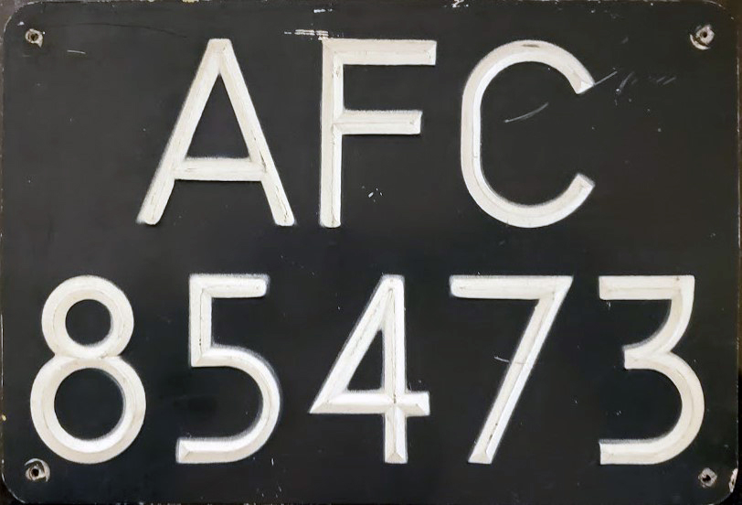Canadian Military License Plates - POMV Plates
