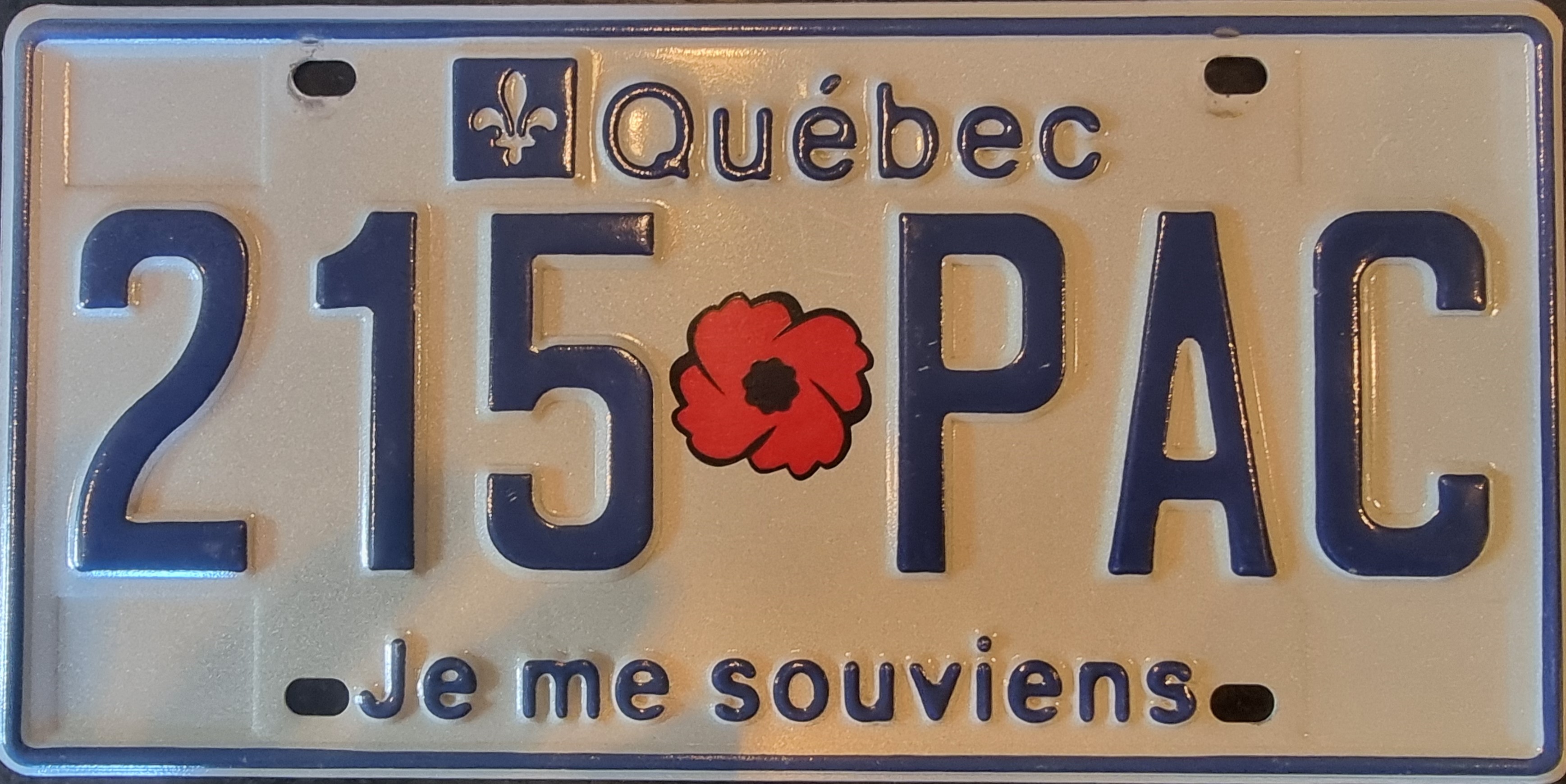 Canadian Military License Plates - Veteran Plates