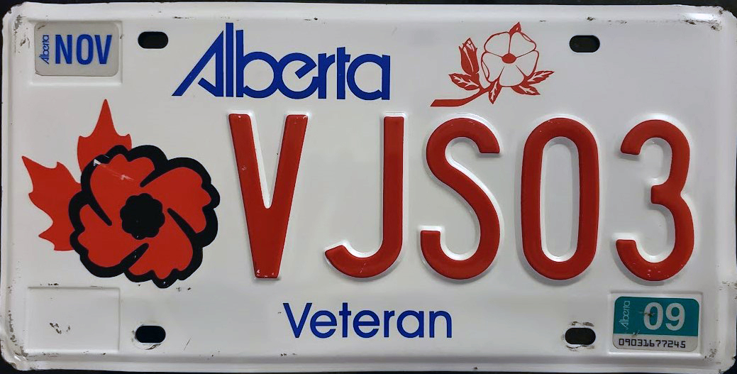 Canadian Military License Plates - Veteran Plates Canadian Military License Plates - Veteran Plates