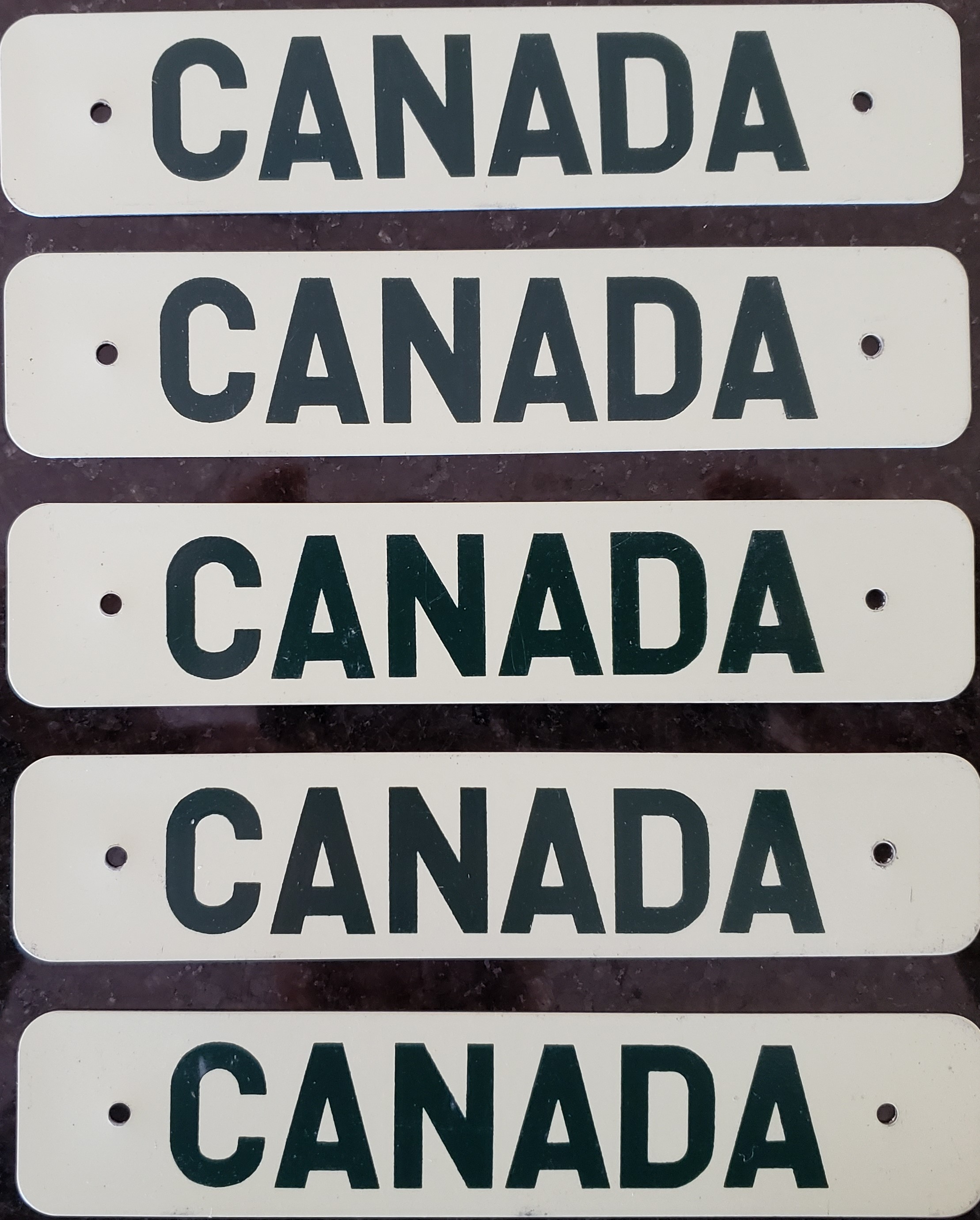 Canadian Military License Plates - For Sale / Trade