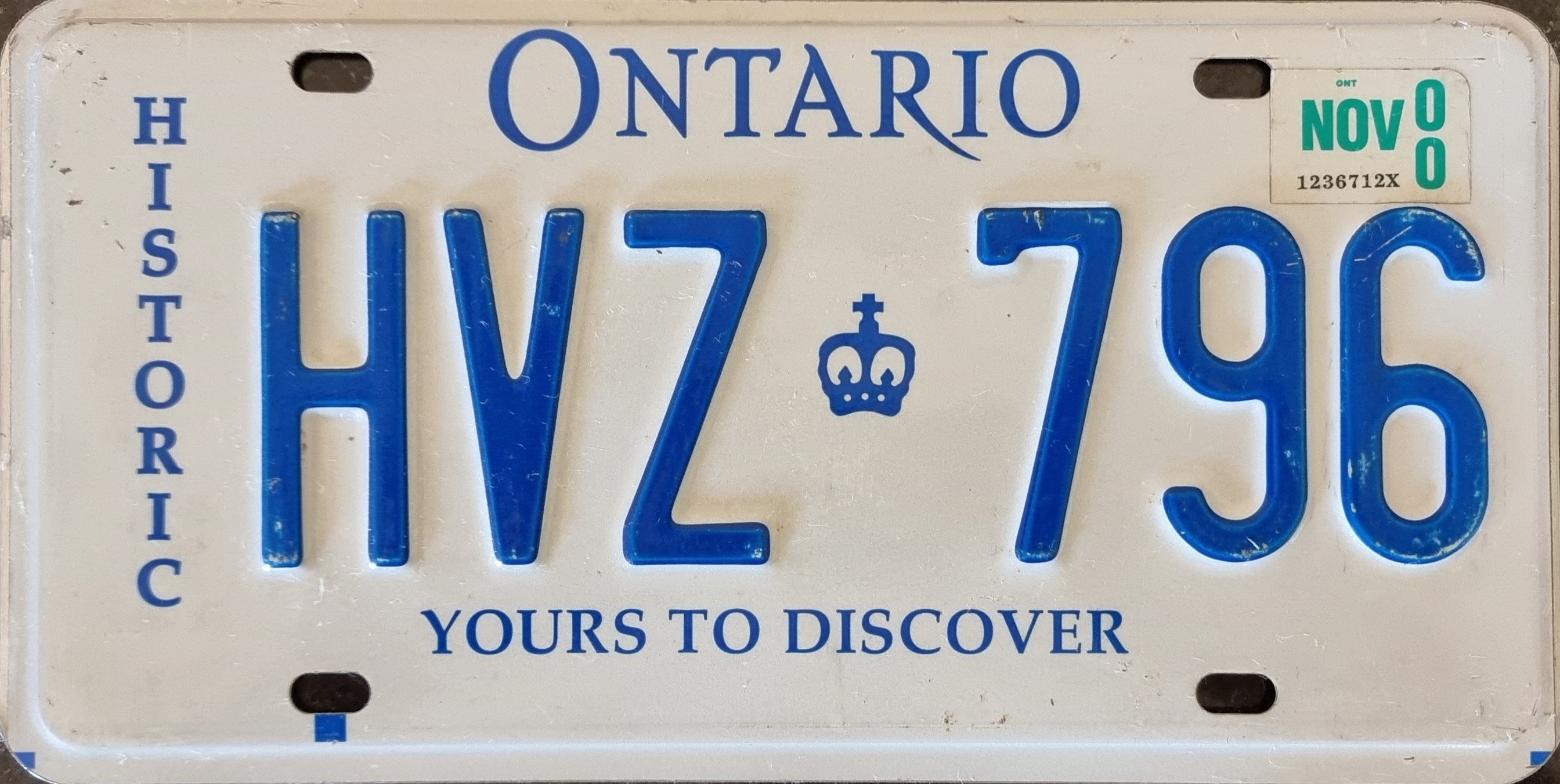 Canadian Military License Plates - Antique / Collector Car Plates