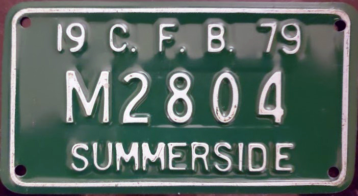 Canadian Military License Plates - Base Access Plates