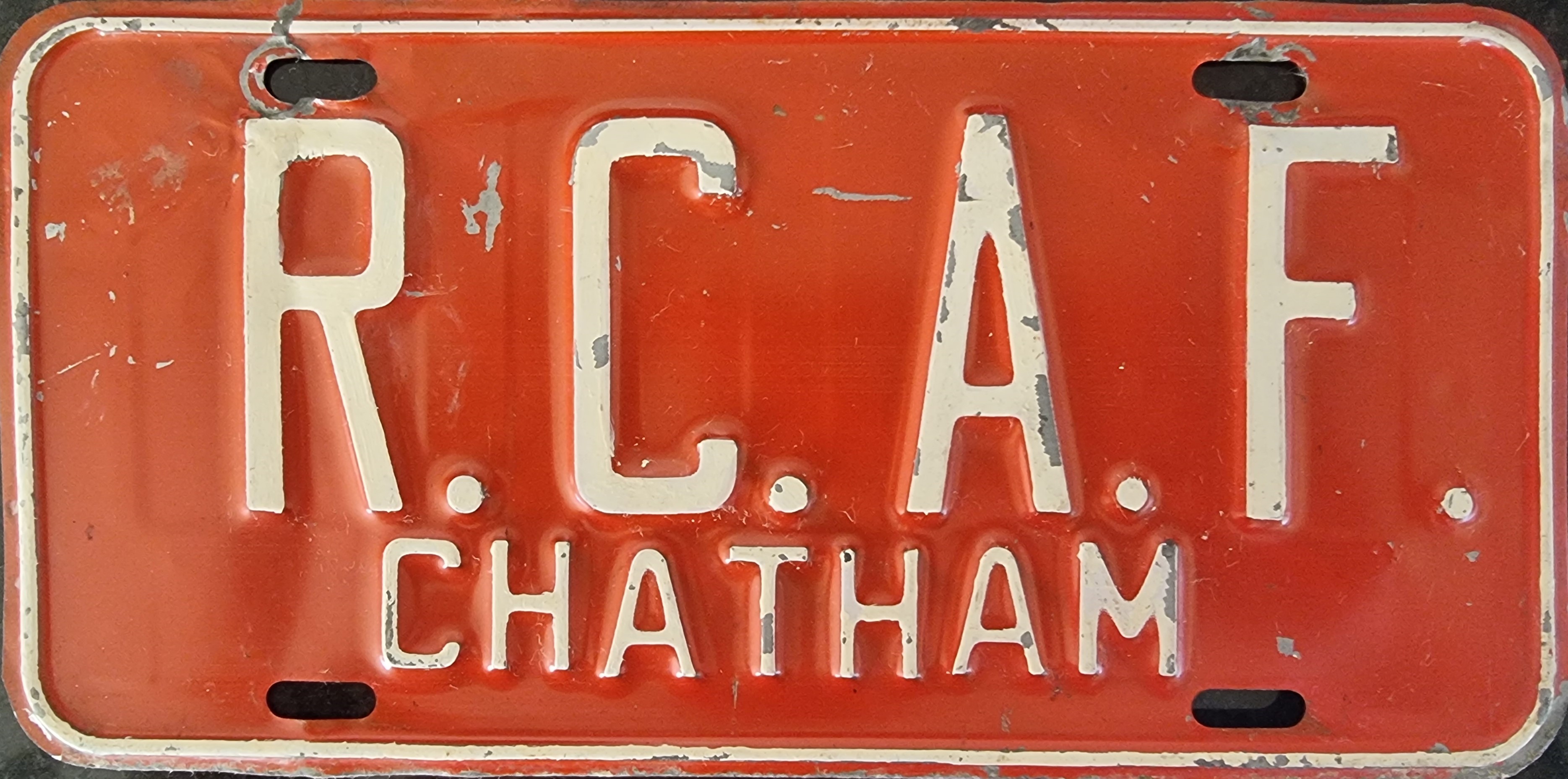 Canadian Military License Plates - Military Booster Plates
