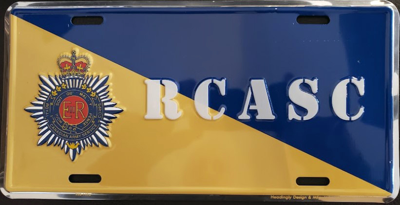 Canadian Military License Plates - Military Booster Plates